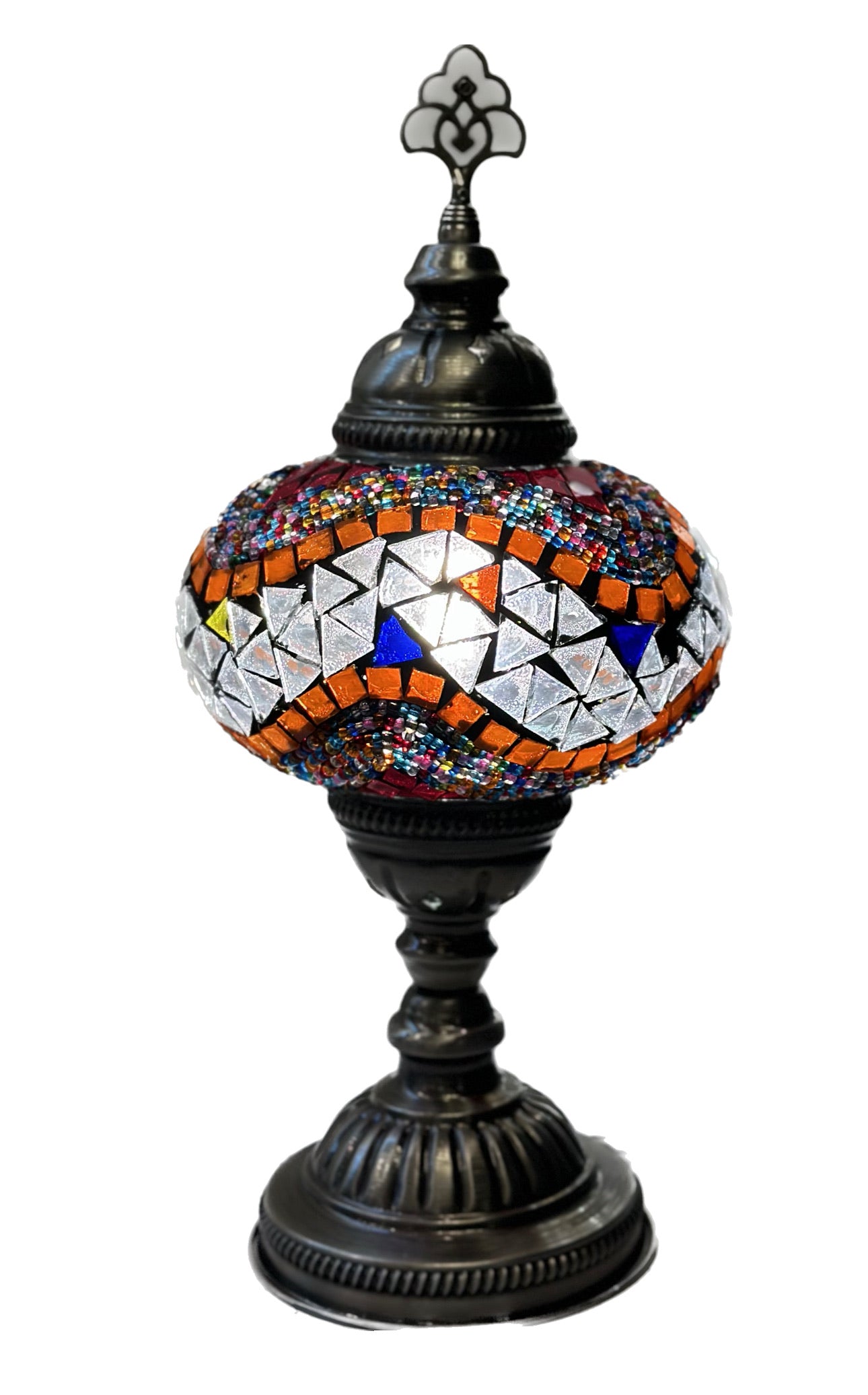 Mosaic Table Lamp - Roller Coaster Rush – Lolo Rugs and Gifts